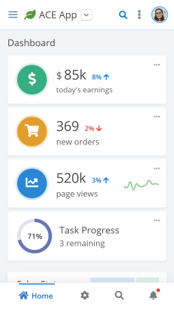 Landing Page 1 - Ace Admin
