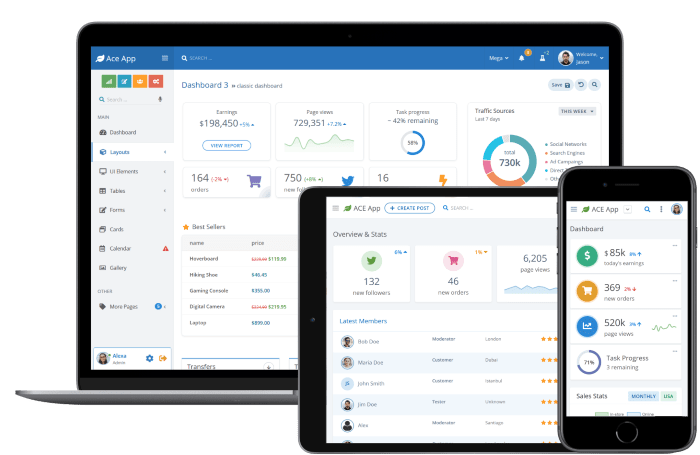 Landing Page 1 - Ace Admin